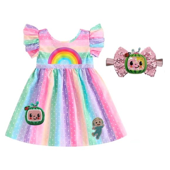 Boutique | Dresses | Cocomelon Dress Smash Cocomelon Birthday Coco ...